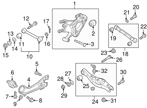Genuine Track Bar for 2013-2019 Hyundai | Part# 55250-2W000 | Hyundai ...