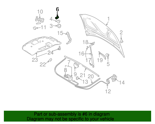 8D0-823-481 - Bumper 1996-2013 Audi | Audi OEM Parts