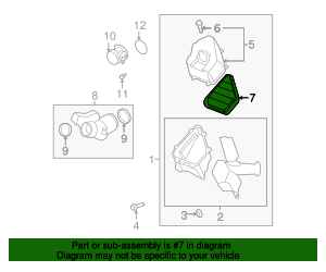 2007-2017 GM Air Filter 15278634 GM | GMPartsDirect.com