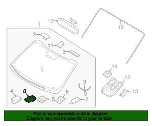 97257-C5000 - Sensor 2017-2022 Kia Sportage | Kia.Parts Store