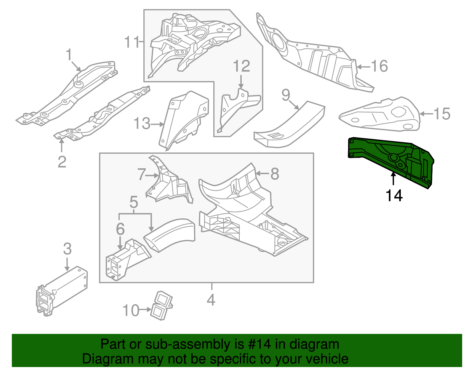 4H0-806-213-TA - Lower Panel 2011-2018 Audi | Audi OEM Parts