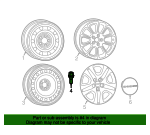 2013-2025 Mopar Wheel Bolt 6511051AA | Mopar Parts Canada