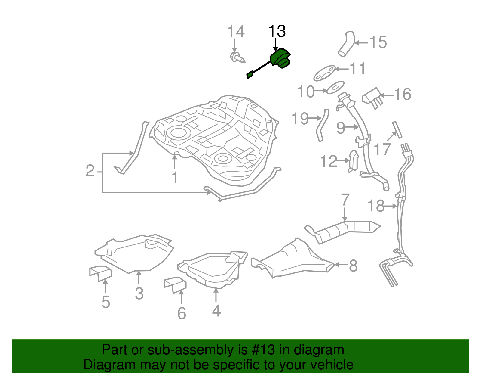 42031SC000 - OEM NEW 2011-2014 Subaru Tribeca Forester Impreza Filler ...
