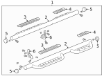 2015-2022 GM Running Board Step 84157156 | GM Parts Center
