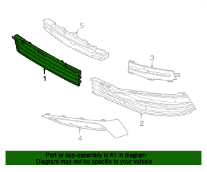51-11-7-385-257 - Lower Grille - 2019-2020 BMW | BMWPartsHub