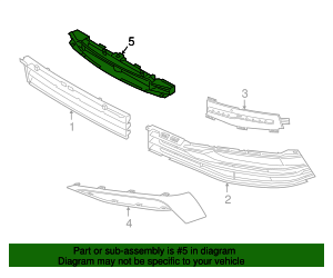 51137497285 - 2017-2022 BMW Radiator Shutter Assembly (51-13-7-497-285 ...