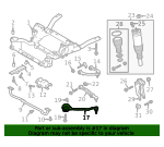 Genuine OEM Ft Lower Control Arm Part# LR148059 Fits 2013-2022 Land ...