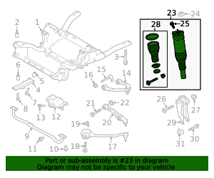 LR138996 - Strut Assembly - 2020 Land Rover Range Rover | Land Rover ...