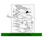 2014-2019 GM Roof Console Nut 11546998 GM | GMPartsDirect.com