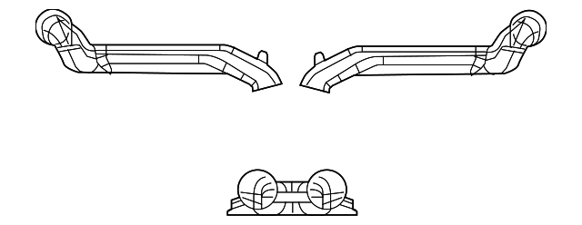 2011-2018 Jeep Center Duct 68080789AA | TascaParts.com