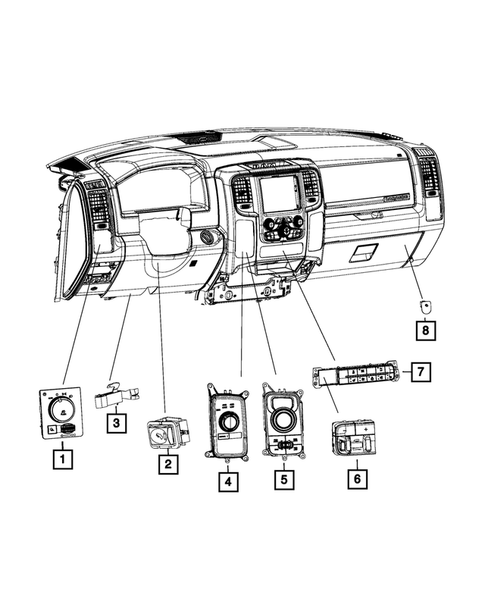Switches for 2014 Ram 1500 | Mopar eStore
