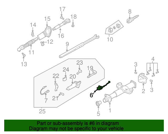 Shift Actuator - GM (26094827) | GMPartsDirect.com