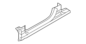 2005-2009 Hyundai Tucson Rocker Panel 71312-2EB01 | QuirkParts