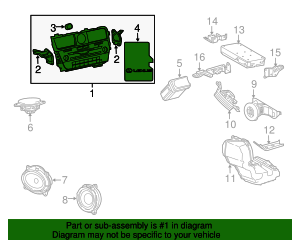 2017-2019 Lexus Receiver 86804-0E340 | OEM Parts Online