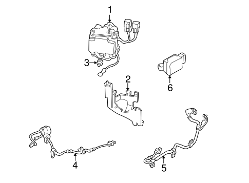ABS Components for 2002 Mitsubishi Montero | Mitsubishi Parts Warehouse