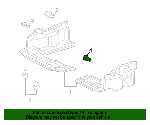 2003-2008 Pontiac Vibe Nut 88970718 GM | GMPartsDirect.com