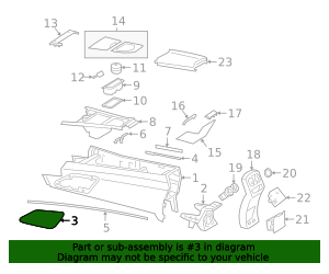 463-680-21-04-64-9K01 - Access Cover 2019-2023 Mercedes-Benz ...