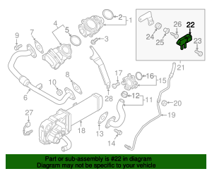 076-906-051-B - Pressure Sensor 2010-2014 Volkswagen | AutoNationParts.com