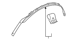 2018-2023 Volvo XC60 Retaining Strip 32216423 | Genuine Volvo ...