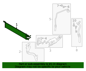 KX6Z-7A095-B - Automatic Transmission Oil Cooler 2021-2023 Ford | Ford ...