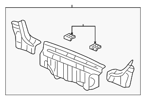 66100-TK6-315ZZ - Panel, Rear 2009-2013 Honda Fit | Honda Parts Online