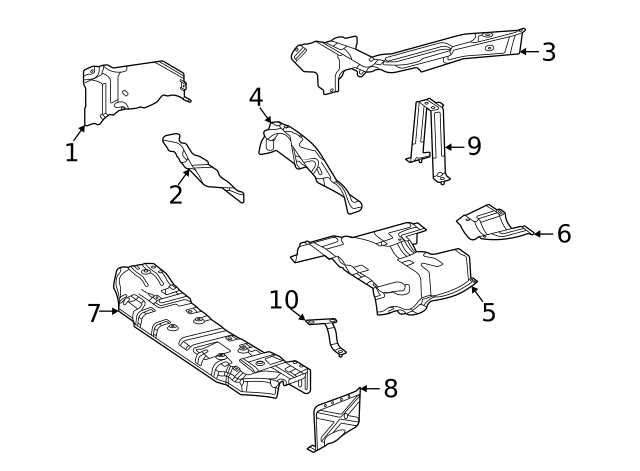 167-680-14-04 - Heat Shield 2020-2021 Mercedes-Benz | Mercedes-Benz USA ...