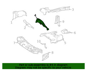 167-680-43-08 - Floor Pan Heat Shield 2020-2024 Mercedes-Benz ...