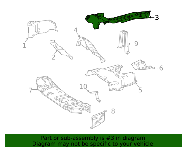 167-680-18-05 - Floor Pan Heat Shield 2020-2024 Mercedes-Benz ...