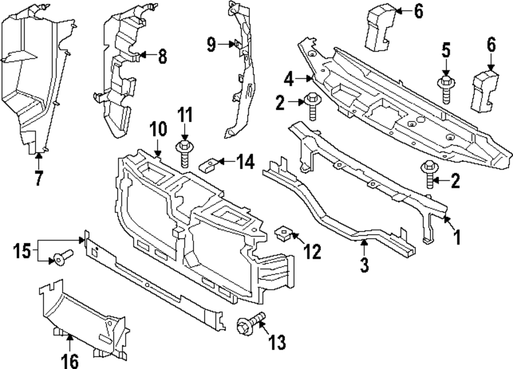 Genuine OEM Ford Part - Front End Assembly PC3Z-16138-C | Genuine OEM ...