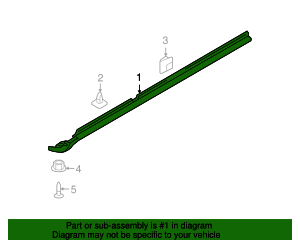 87753-2E000 - Rocker Molding - 2005-2009 Hyundai Tucson | World OEM ...