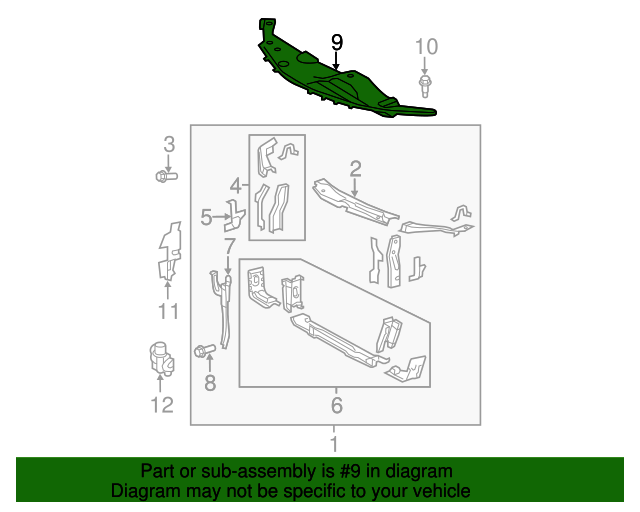 53295-06010 - Sight Shield 2007-2011 Toyota Camry | Longo Toyota Parts