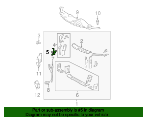 2007-2011 Toyota Camry Upper Arm 52141-06020 | Toyota Parts Center