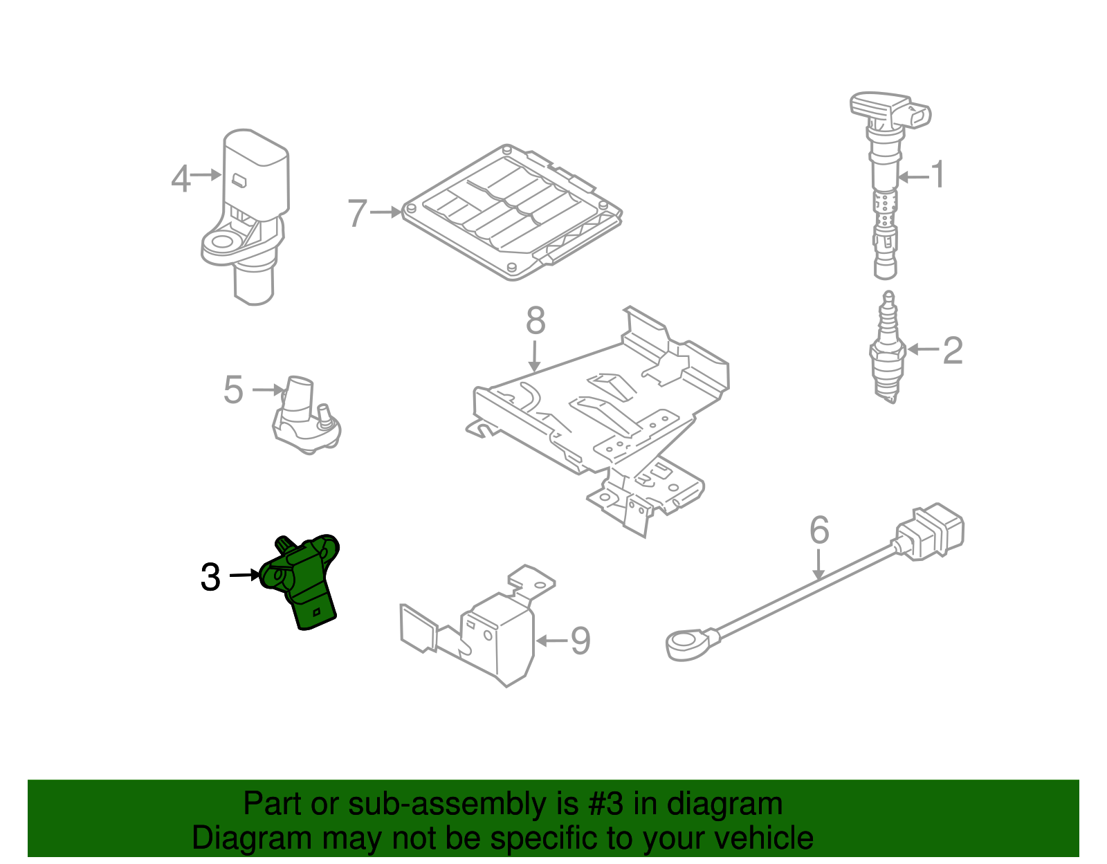 03c906051f - OEM NEW 09-15 VW Volkswagen Golf Manifold Absolute ...