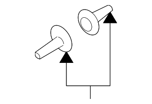 4F0-805-121 - Fender Liner Pin 2005-2011 Audi | Audi OEM Parts