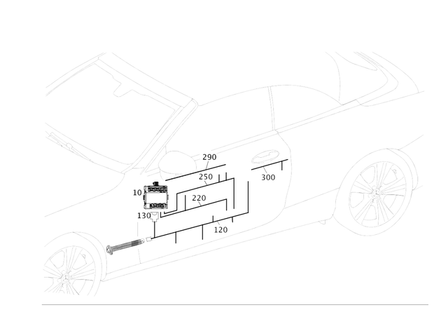 205-540-65-67 - Electrical Wiring Harness 2017-2023 Mercedes-Benz ...