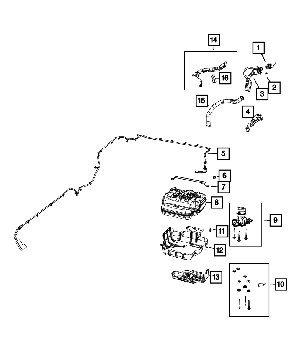 2014-2023 Mopar Diesel Exhaust Fluid Pump 68438682AA | Mopar eStore