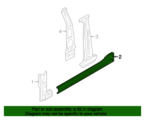 5G3-809-378-D - Rocker Panel 2015-2017 Volkswagen | AutoNationParts.com