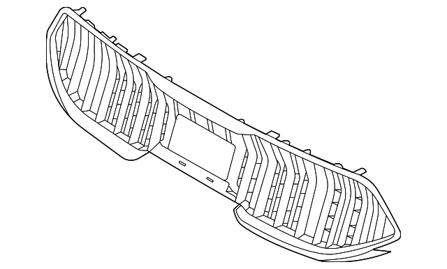 863A0-F6520 - Upper Grille 2020 Kia Cadenza | Kia.Parts Store