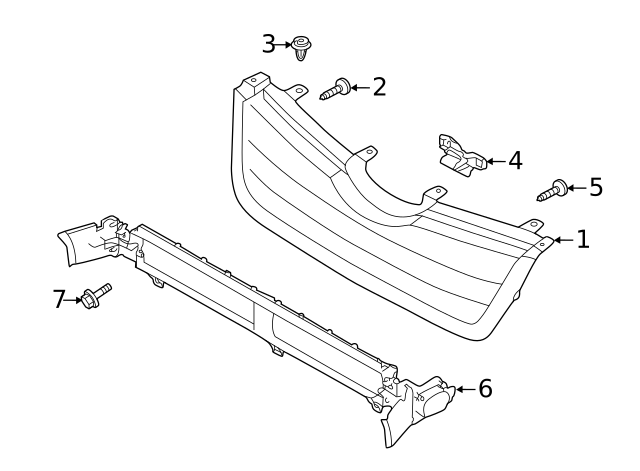 2019-2021 Subaru Forester OEM NEW 2019-2021 Subaru Forester Grille ...