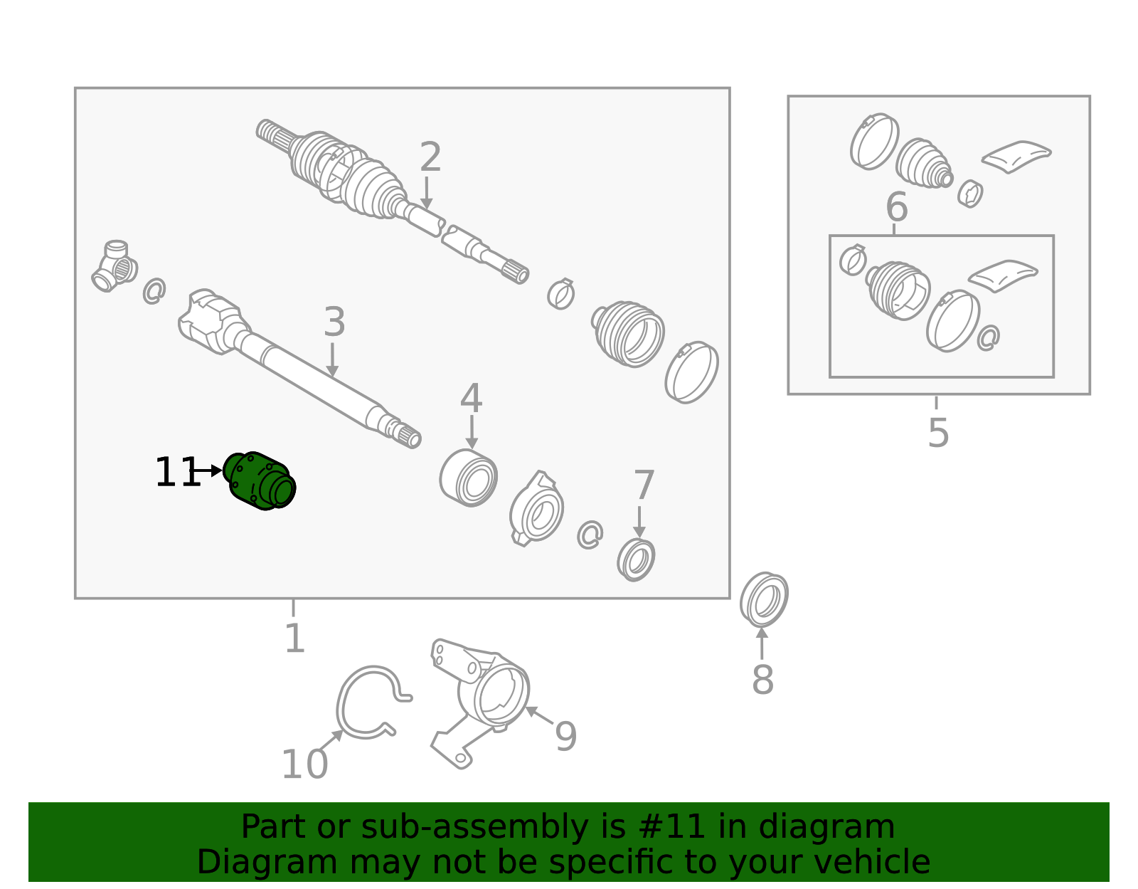2019-2024 Toyota Damper 43474-42050 | Toyota Parts Center