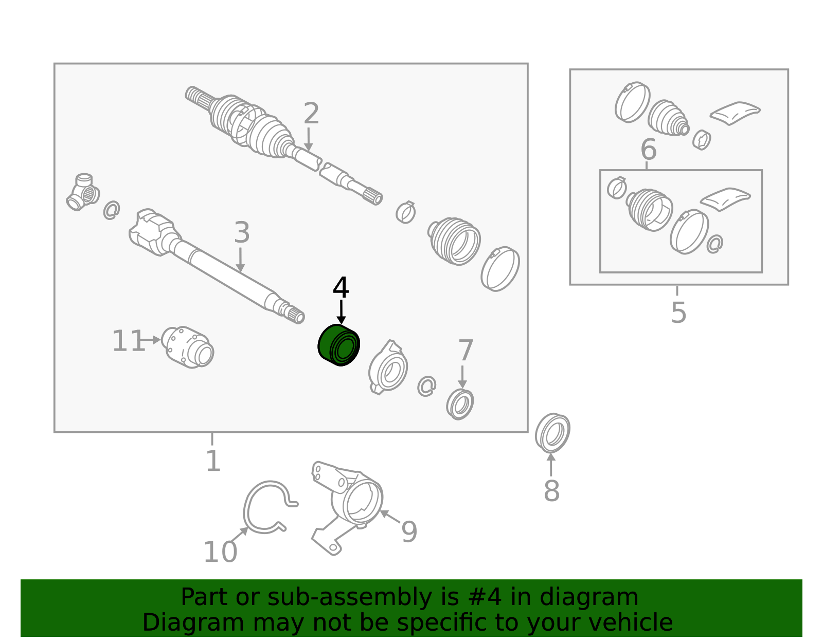 2003-2025 Toyota 2003-2024 Toyota - Bearing 90363-A0007 | Sparks Parts