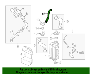 28273-2B710 - Hose 2014-2018 Kia | Kia.Parts Store