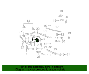1996-2021 GM Lock Asm-Rr S/D Frt 22745040 | GM Parts Center