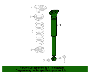 2018-2020 Mercedes-Benz Shock Absorber 238-320-71-01 | MB OEM Parts
