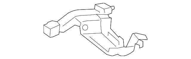 2014-2016 Mercedes-Benz Bumper Cover Lower Bracket 212-885-48-14 | MB ...