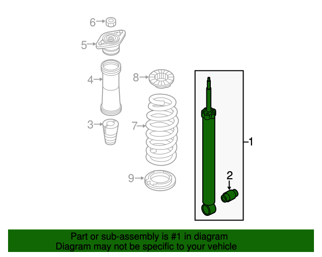 2015-2016 Hyundai Sonata Shock Absorber 55310-C2100 | OEM Parts Online