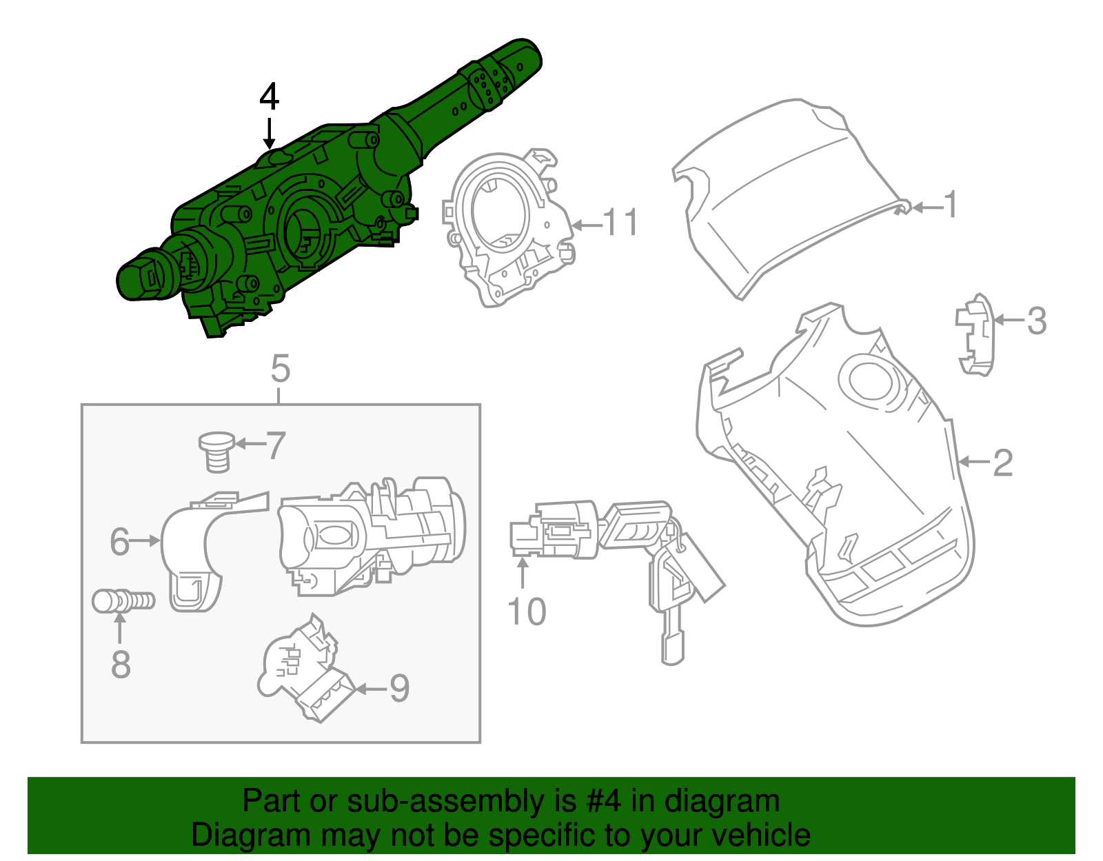 8600A776 - Multi-Function Switch 2021-2024 Mitsubishi | Mitsubishi Motors Store