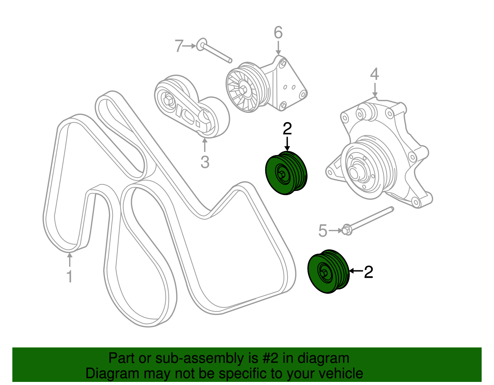 2011-2019 Ford Idler Pulley BC3Z-6C348-A | OEM Parts Online