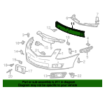 2010-2016 Cadillac SRX Front Bumper Upper Impact Bar 22792566 ...