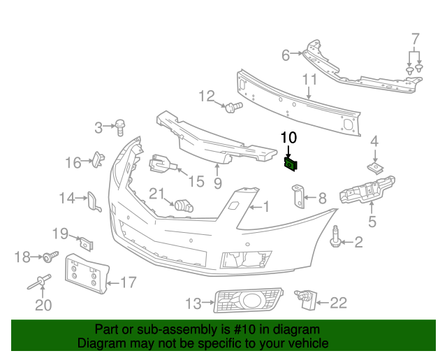 Absorber Retainer - GM (94515232) | GMPartsDirect.com